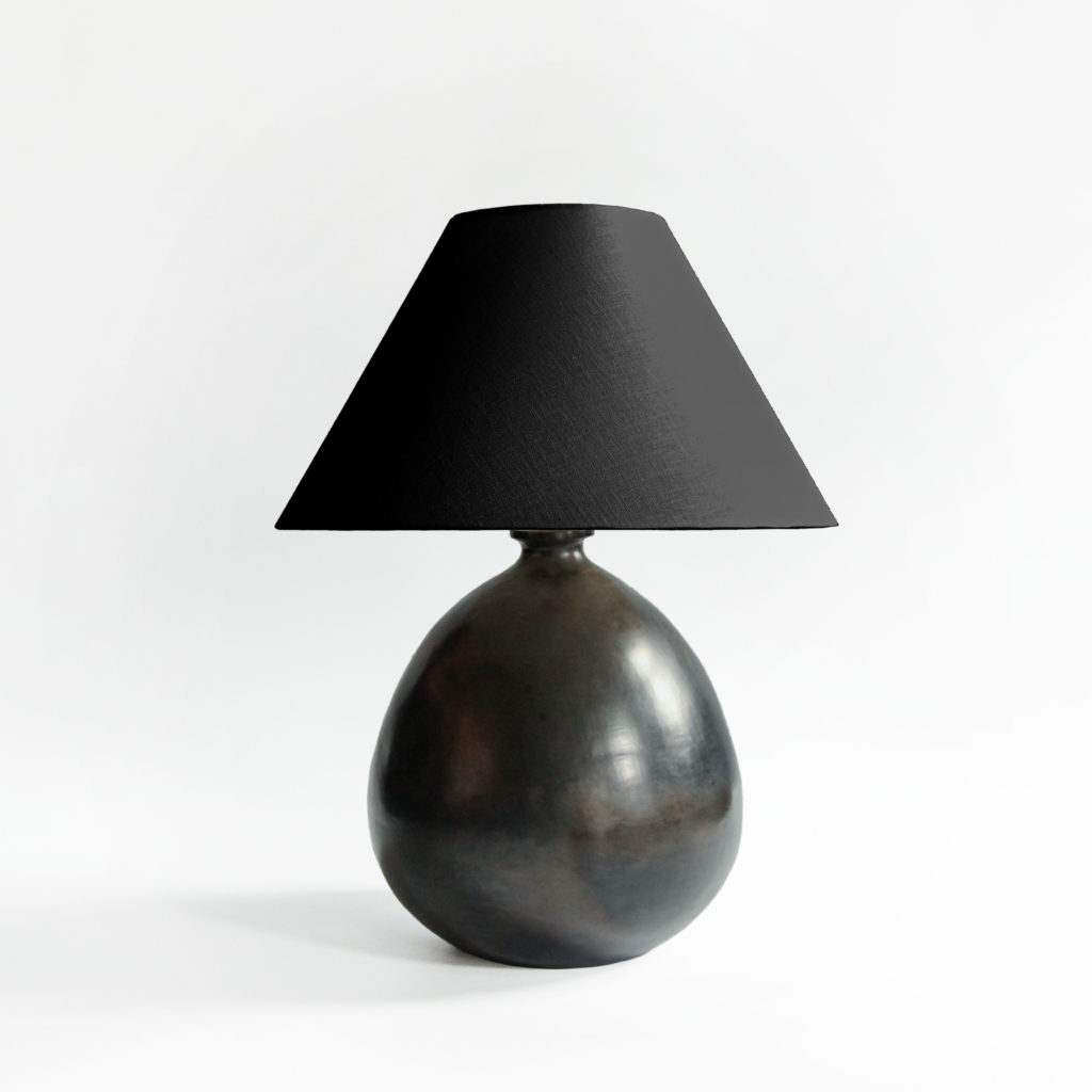 Barro Negro Lamps Barro Negro Lamp, Black Shade - l'aviva home
