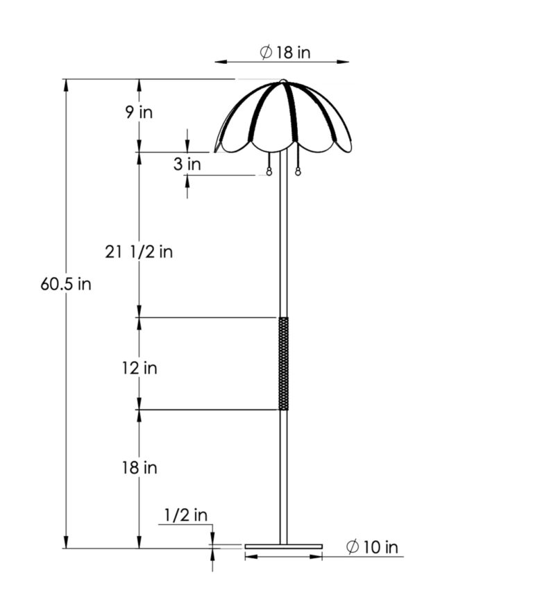 Saddle Lamps Capa Floor Lamp - laviva