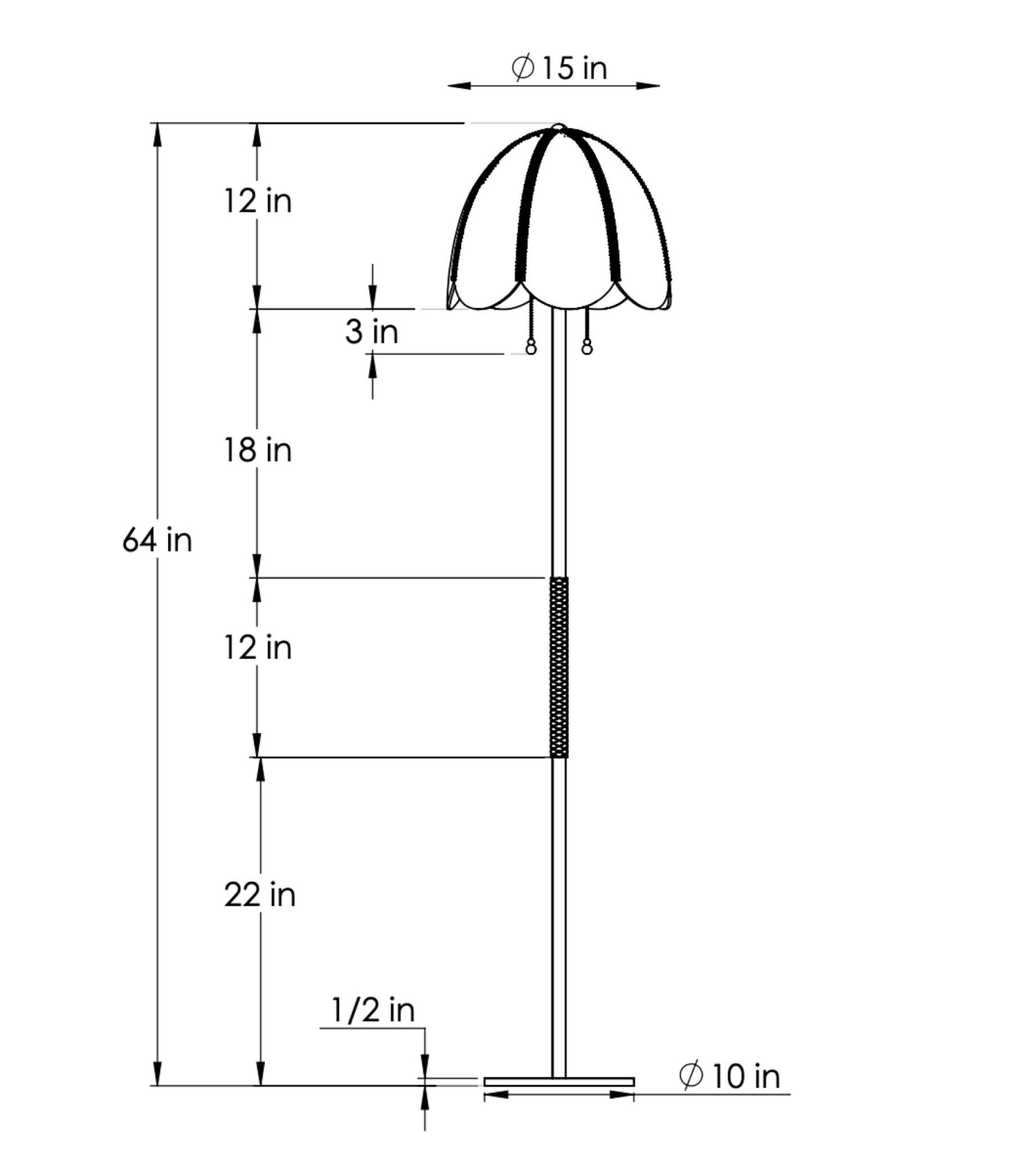Saddle Lamps Doma Floor Lamp - l'aviva home