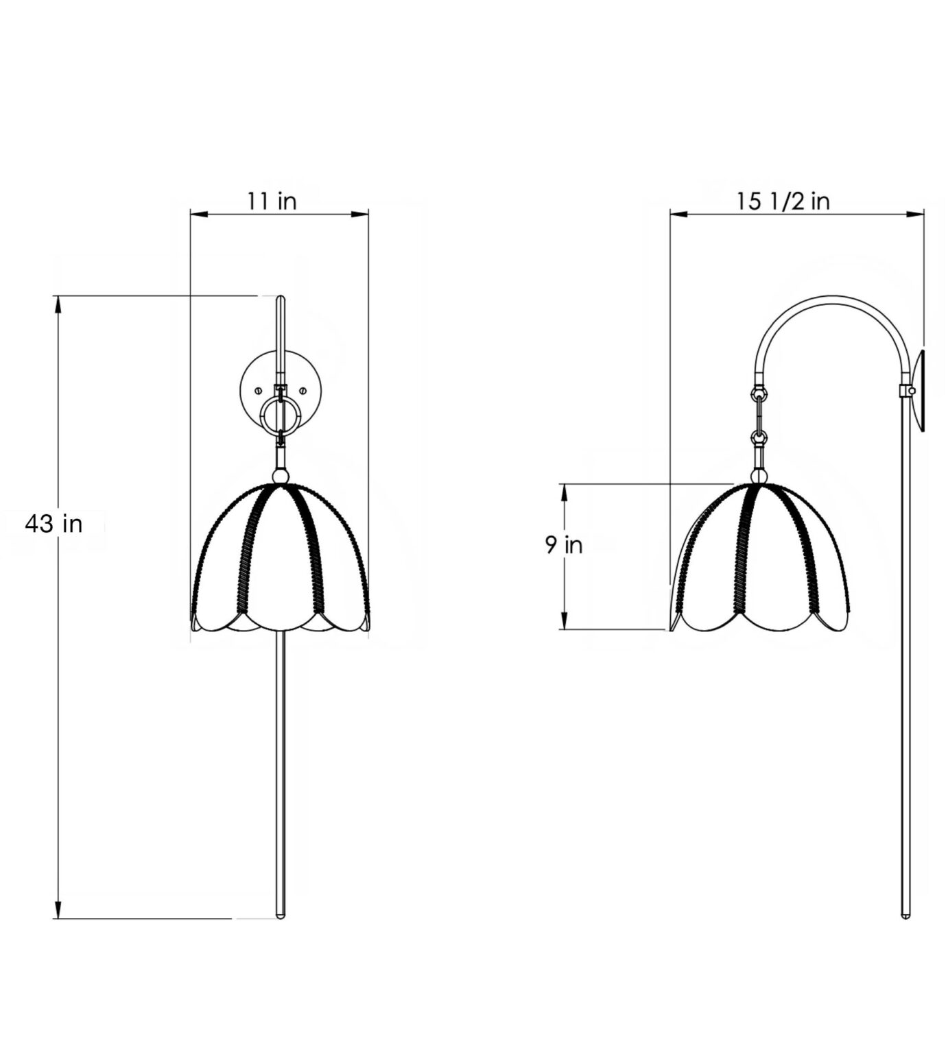 Saddle Lamps Doma Arched Sconce - laviva
